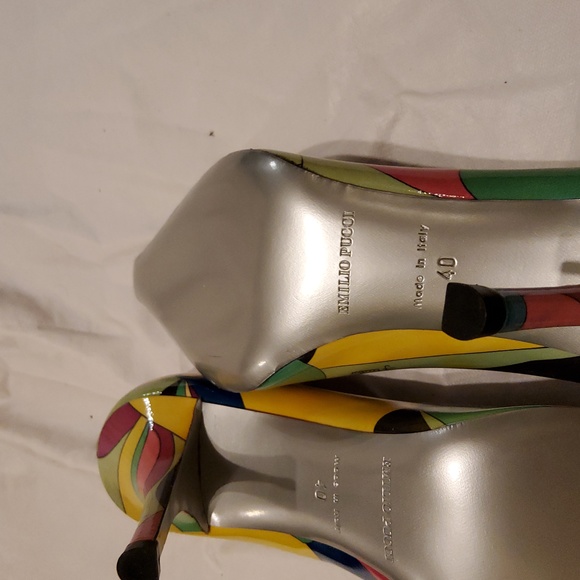 Emilio Pucci | Shoes | Multicolor Pointed Toe Heels | Poshmark